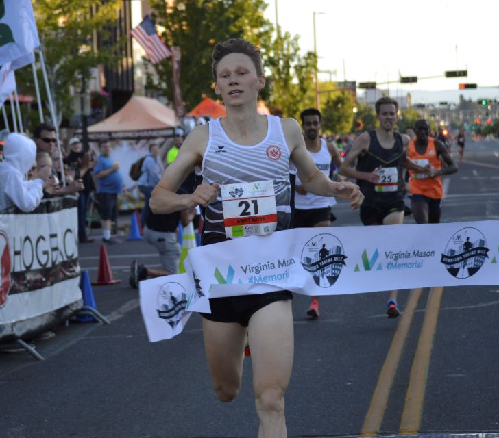 Amos Bartelsmeyer wins Yakima Mile, clocks fastest time on Washington ...