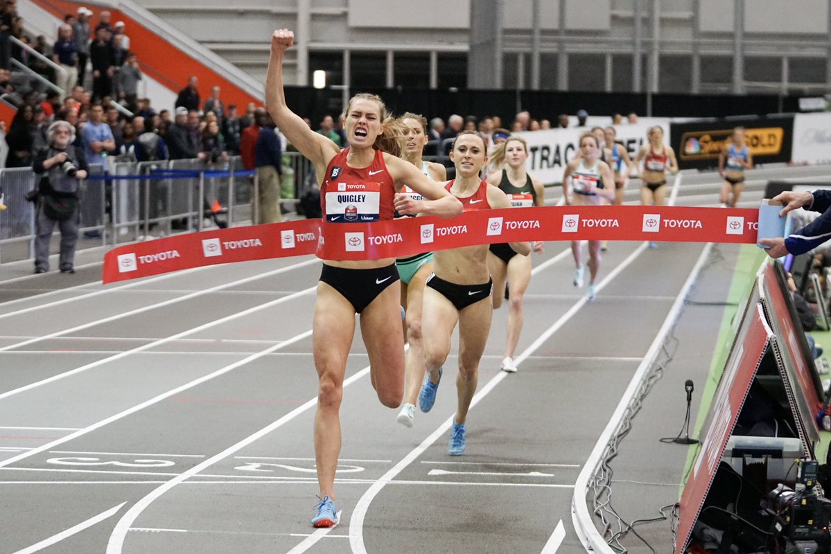 Quigley Upsets Houlihan for USA Indoor Mile Title : News : Bring Back ...