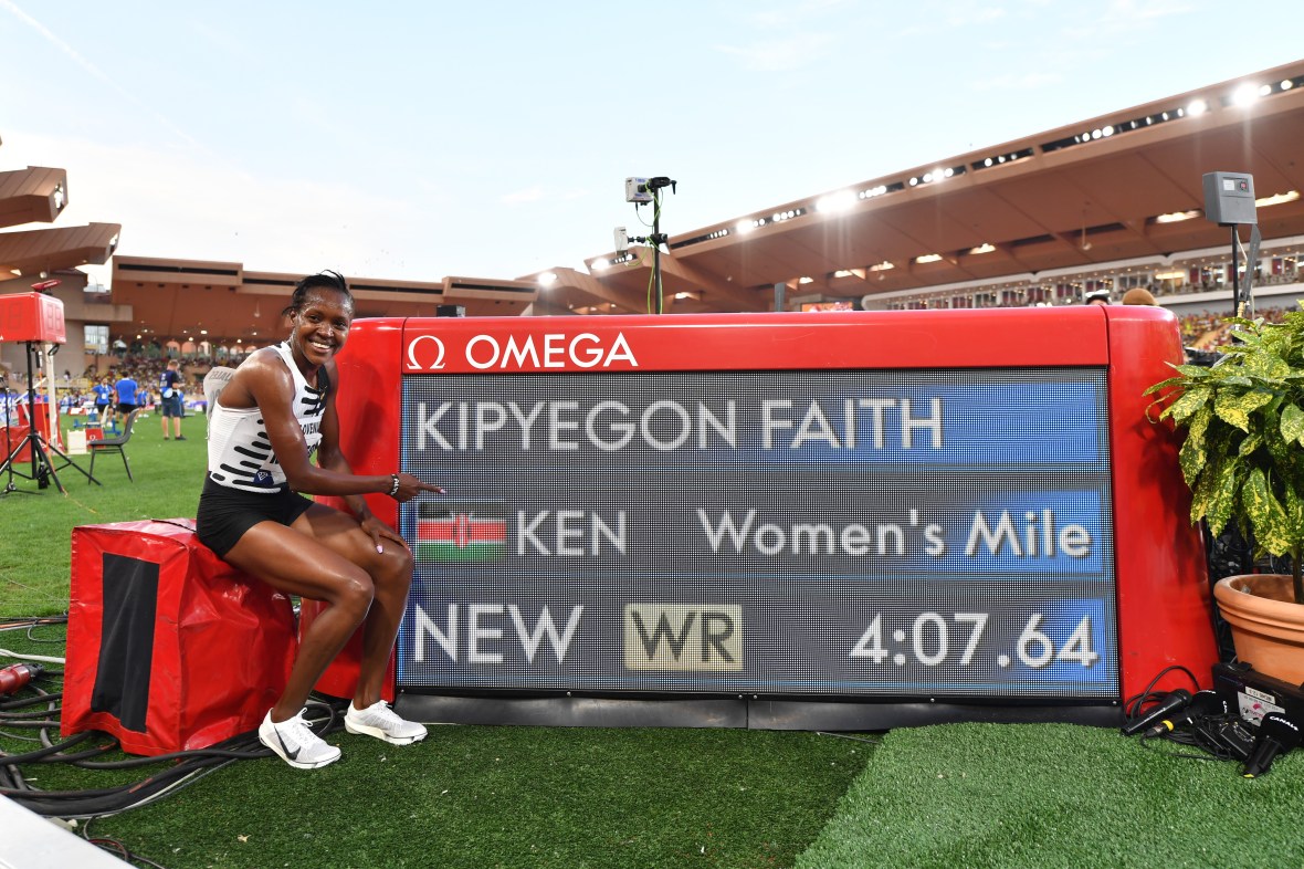 Why Faith Kipyegon won’t succeed in staged Breaking4 race : News ...