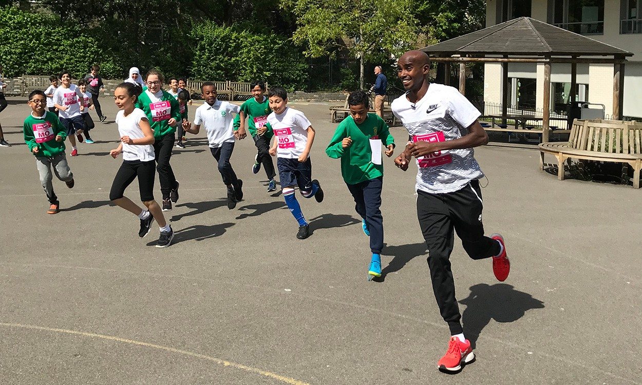 Mo Farah joins London youngsters for The Daily Mile : News : Bring Back ...