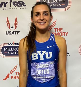 Whittni Orton breaks BYU Mile record : News : Bring Back the Mile
